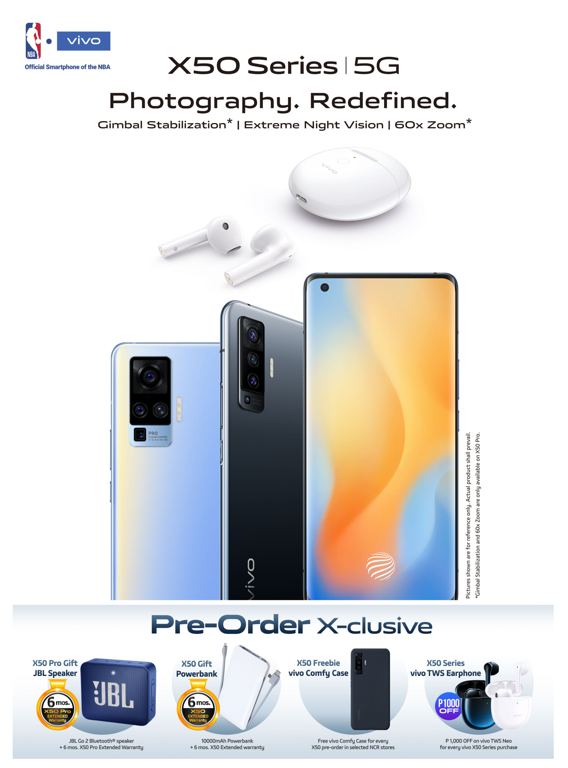 Pre-orders of the vivo’s latest X50 Pro and X50 to come with exciting ...