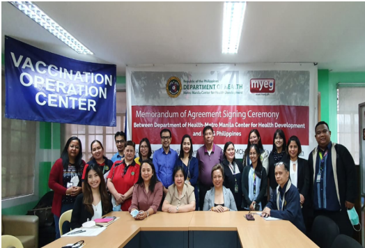 DOH-MMCHD Signs Partnership with MYEG Philippines Enabling Online ...