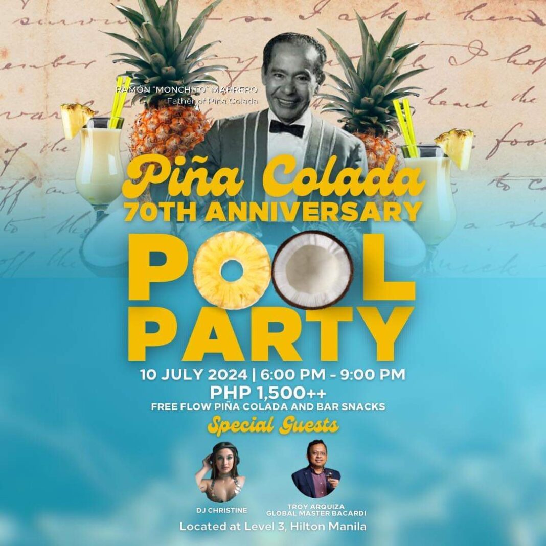 Celebrating 70 Years of the Iconic Hilton-born Piña Colada cocktail ...