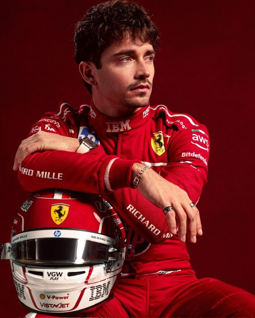 First Look: Lewis Hamilton and Charles Leclerc Unveil 2025 Scuderia ...