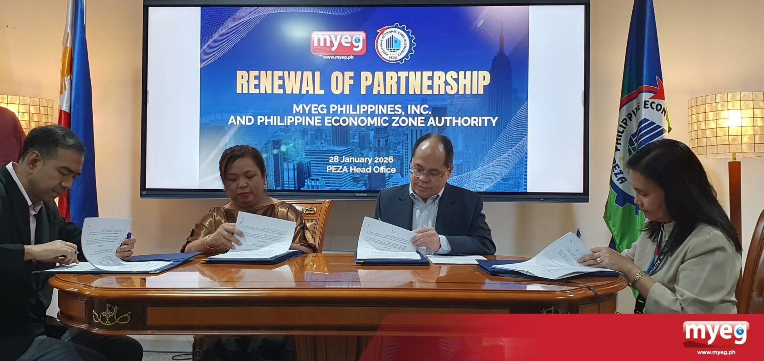 MYEG PH and PEZA extend partnership to enhance ease of doing business ...